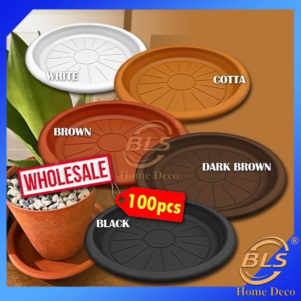 WHOLESALE 100PCS DIAMETER 23 CM CP-233 CHERRY POT PLASTIC SAUCER LAPIK ...