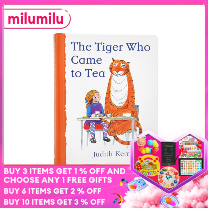 milu Original English Picture Book The Tiger Who Came to Tea Picture ...