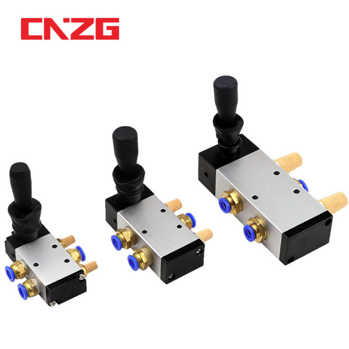 Manual valve 4H210-08 4H310-10 manual mechanical reversing valve cylinder air valve switch valve ...