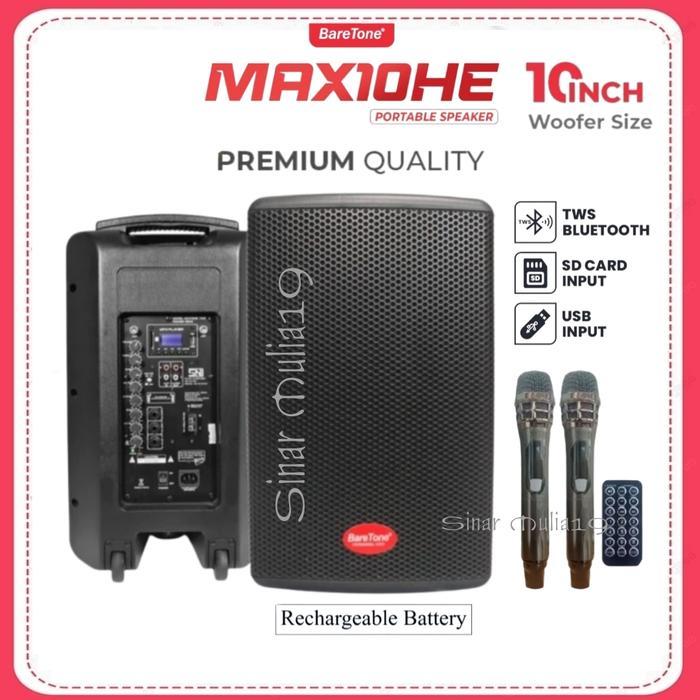 COMBO HEMAT Speaker Portable Baretone MAX10HE / MAX 10HE / MAX 10 HE ...