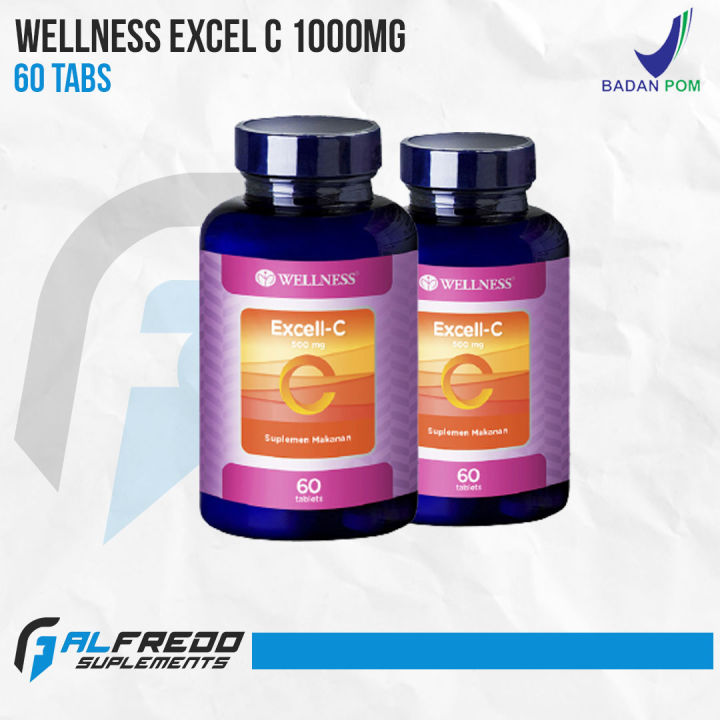 Wellnes Excel C 1000mg 60 Tablet Vitamin C | Lazada Indonesia