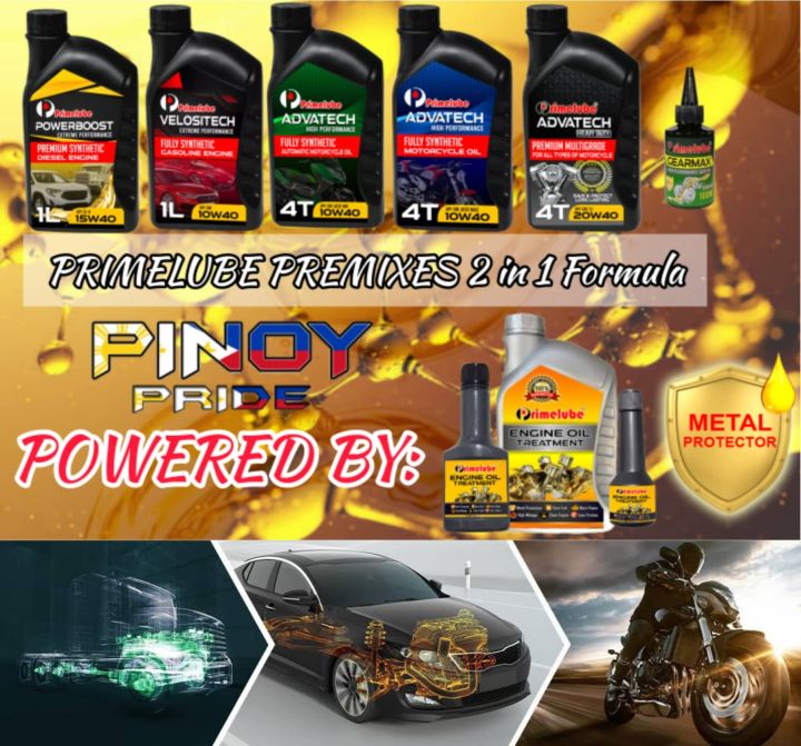 Primelube Advatech High Performance Motorcycle Oil | Lazada PH