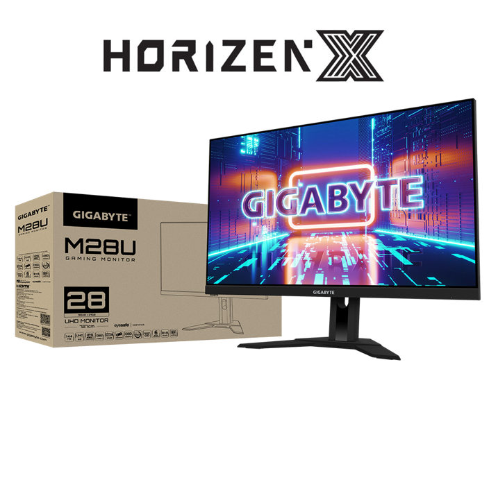 GIGABYTE M28U GAMING MONITOR | 28" SS IPS | 4K UHD 2160P | 144Hz | 1Ms ...