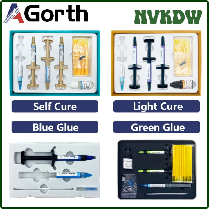 SZKDE Dental Orthodontic Adhesive Self/Light Cure Glue Kit for ...