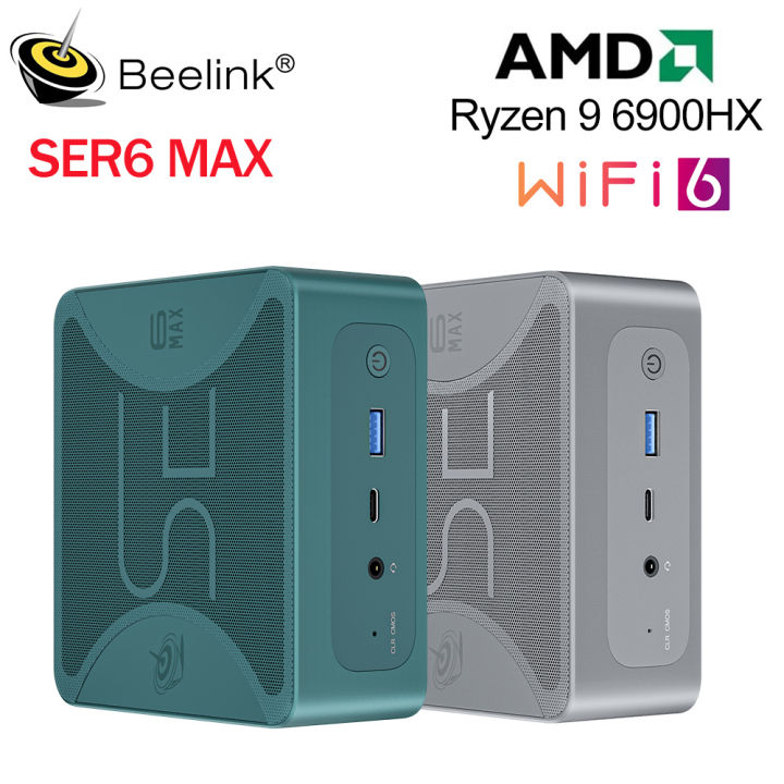 2023 New Beelink SER6MAX Gaming Mini PC Ryzen 9 6900HX Up to 65W TDP ...
