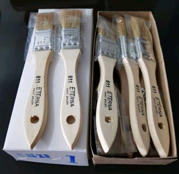 Kuas Cat Tembok Besi Kayu Eterna 1 inci | Lazada Indonesia