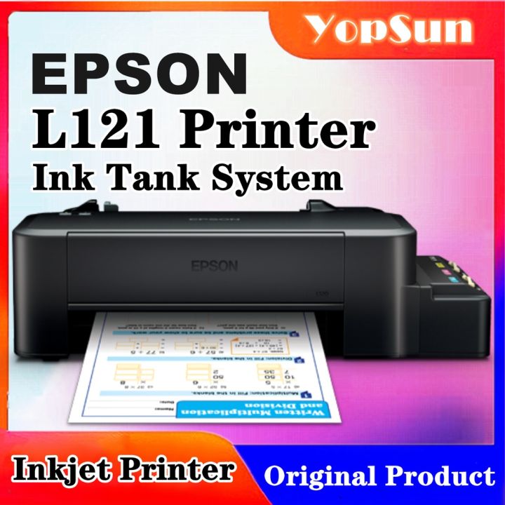 EPSON L121 Inkjet Printer With Ink-Tank System | Lazada PH