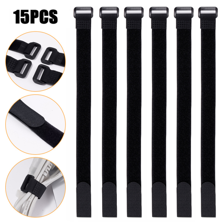 Reusable Velcro Cable Ties, Adjustable Multipurpose Fastening Cable ...