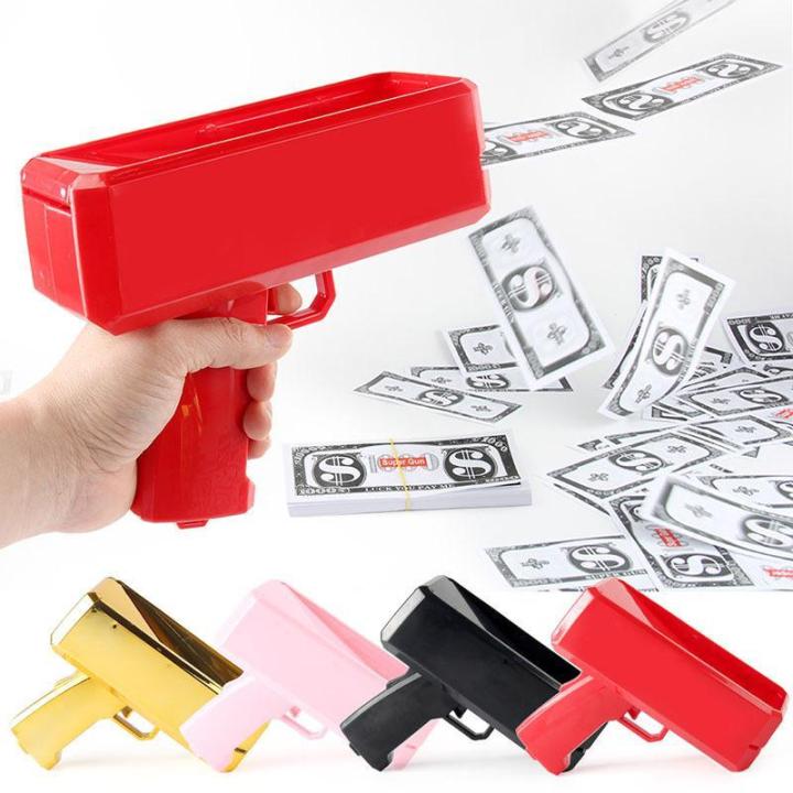 Cash Cannon Money Gun Money Spray Gun Super Cash Canon Banknote Toys ...