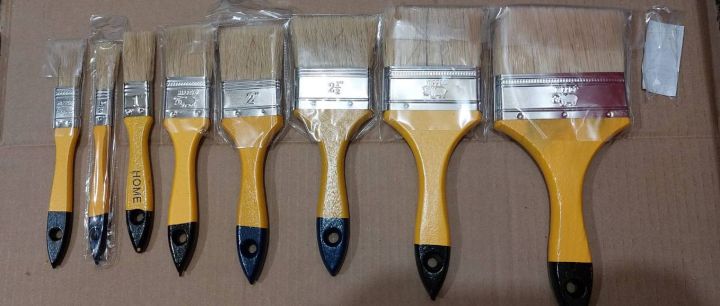 Paint Brush White Bristles Heavy Duty 1/2" to 4 Inch Sold Per Piece ...