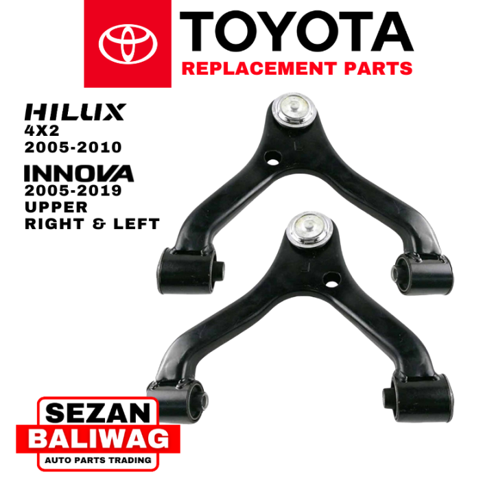 FRONT SUSPENSION ARM UPPER RIGHT LEFT SET INNOVA HILUX 2005-2019 48610 ...