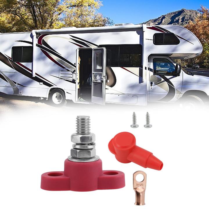 Miracle Shining M10 Terminal Block Stud Power Distribution Block for ...