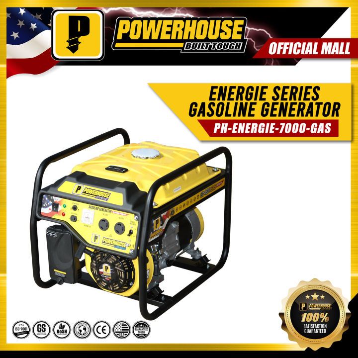 POWERHOUSE ENERGIE SERIES Gasoline Generator Recoil Start Max Power 4 ...