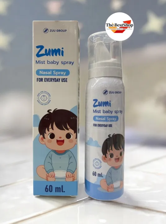 Zumi Mist Baby Spray Nasal spray สเปรย์น้ำเกลือพ่นจมูก หรือล้างจมูก ...