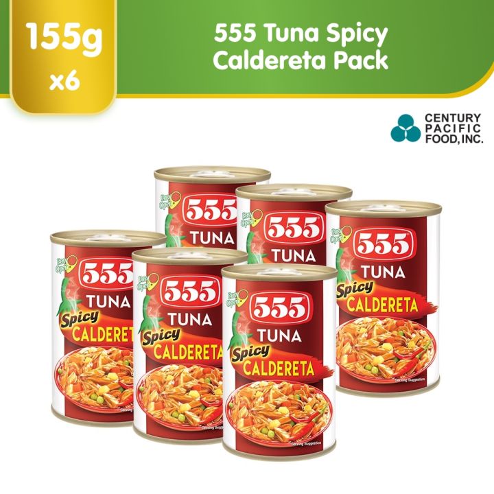 555 Tuna Spicy Caldereta 155g x6 | Lazada PH