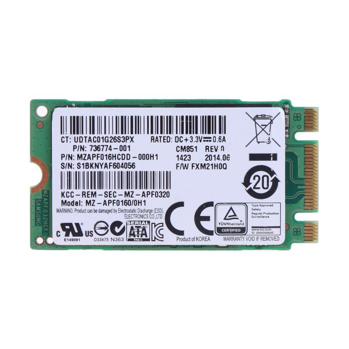 M.2 SATA SSD 2242 16GB HDD M2 SATA SSD Disk Solid State Hard Drive for ...
