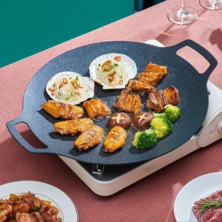 Wajan BBQ Anti Lengket Premium 34CM dengan Sentuhan Cerdas dan ...