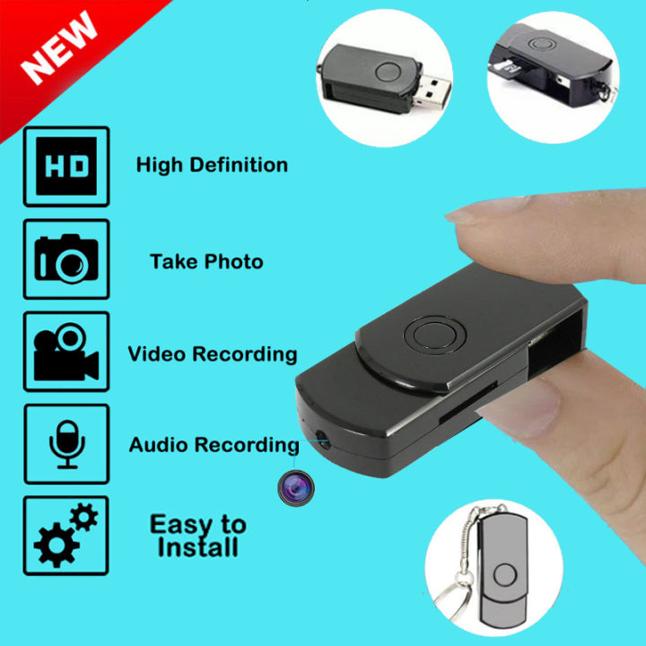 Upgraded Spy Camera Hidden Camera 迷你摄像头Spy Cemera mini camera hidden ...