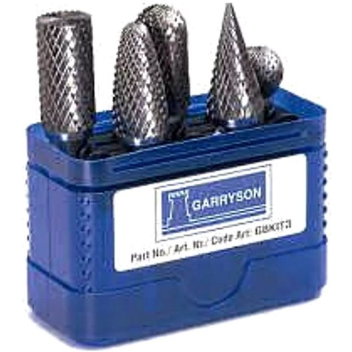 Garryson GBKIT 5 Piece Diamond Cut TCT Burr Kit GB KIT3 Carbide Burr ...