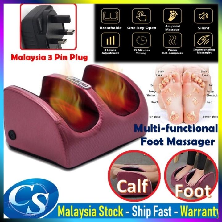 CS Mall : Marvy Living Electric Heating Foot Massager Shiatsu Kneading ...