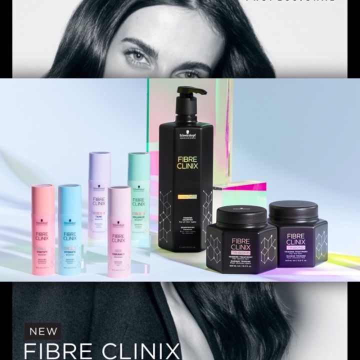 Schwarzkopf Fibre Clinix TriBond Shampoo / Treatment / Booster | Lazada.co.th
