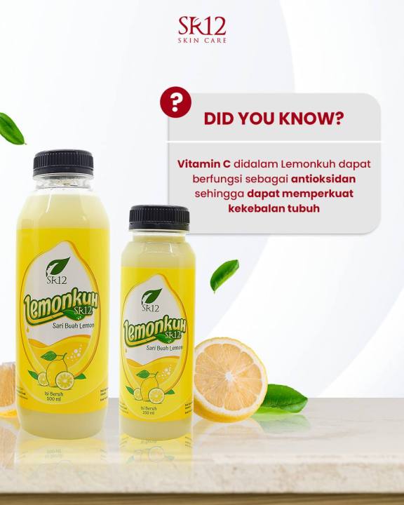SR12 LEMONKUH SOLUSI BADAN FIT & PENCERNAAN LANCAR | Lazada Indonesia