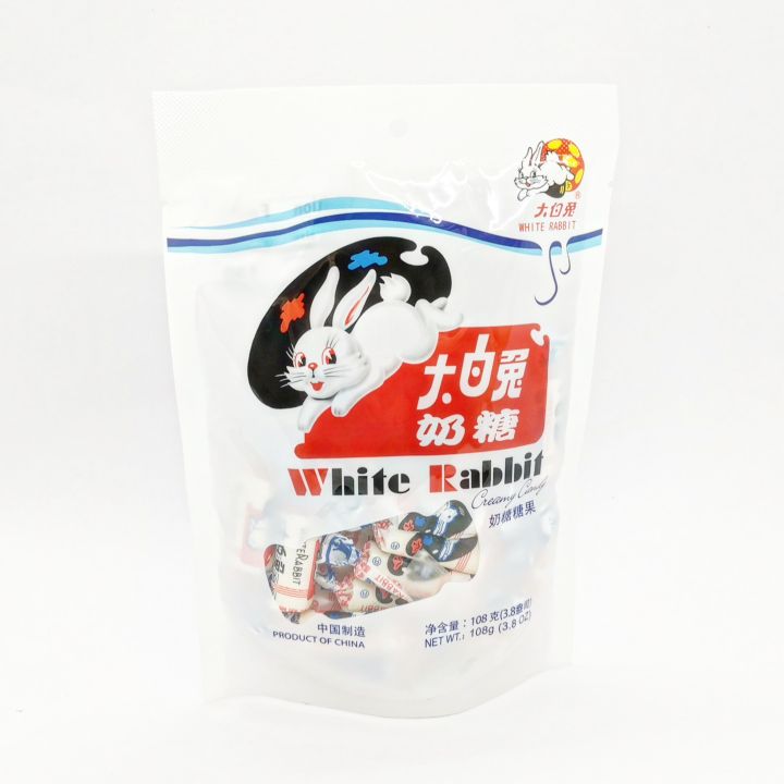 大白免奶糖 White Rabbit Creamy Candy (108g) Gula Susu Cap Arnab Putih | Lazada