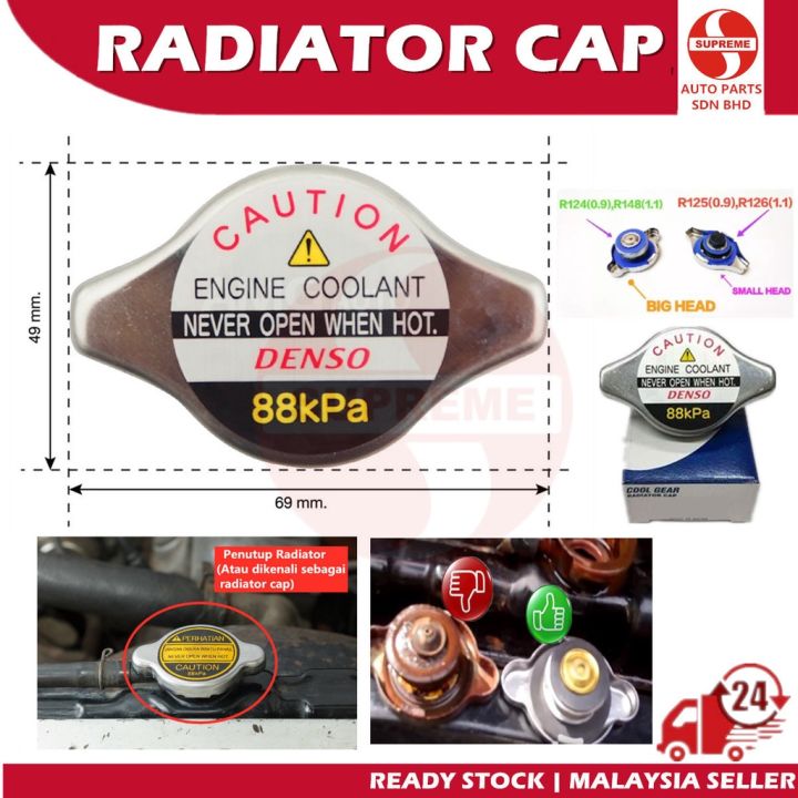 S2U Radiator cap Proton Saga Iswara Wira BLM FLX Gen2 Persona Perdoua ...