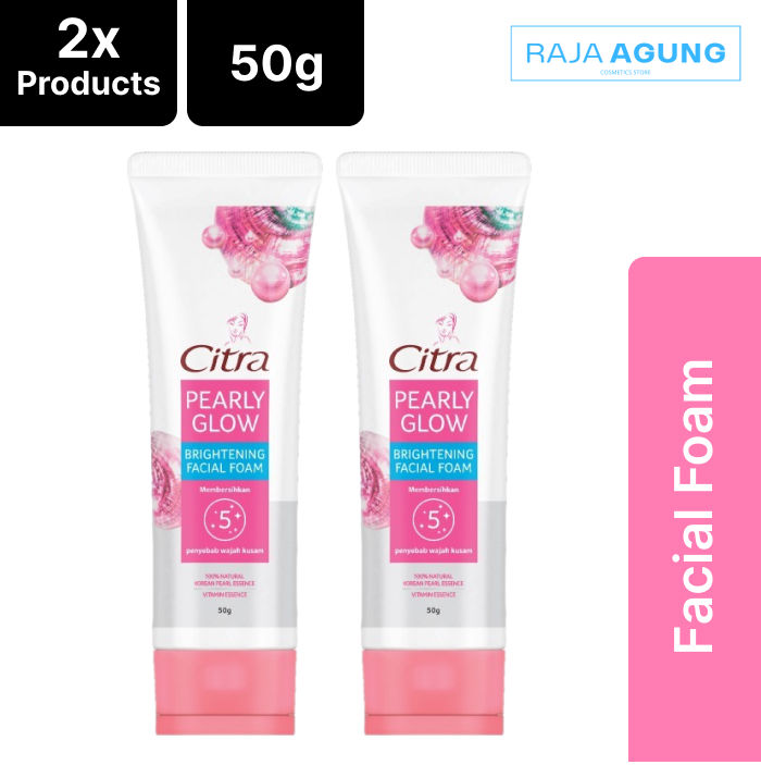 Citra Facial Foam 2 x 50g(2 Produks) Pearly Glow | Lazada Indonesia