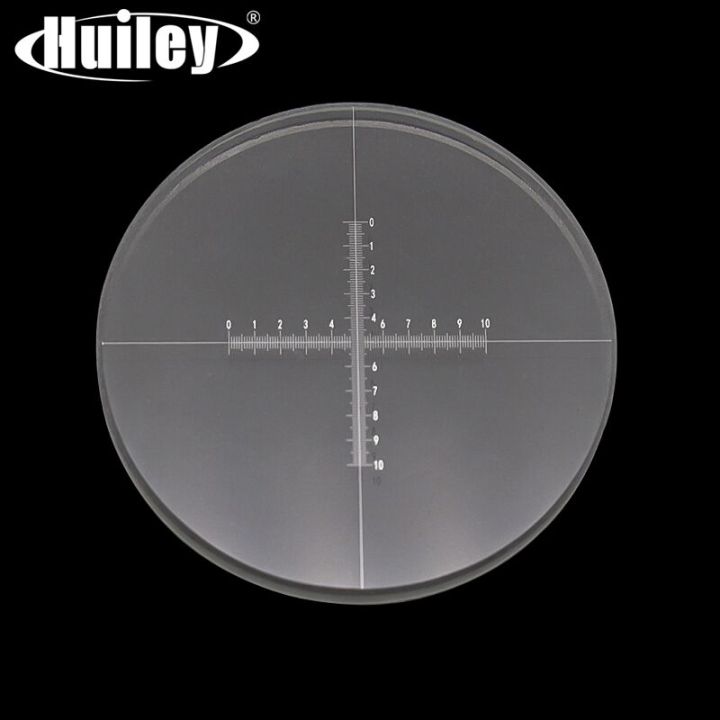 0.1mm Microscope Eyepiece Micrometer Scales Ocular Calibration Cross ...