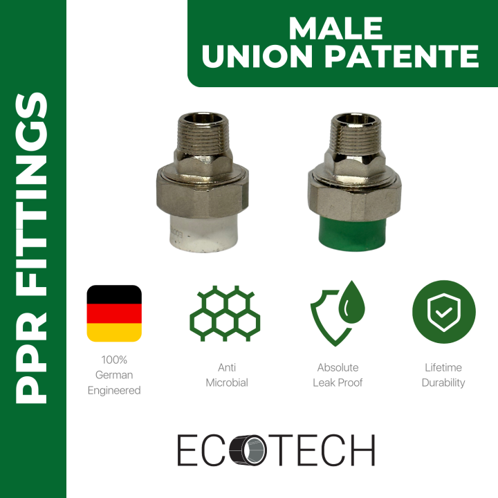 ECOTECH™ PPR Fittings - MALE UNION PATENTE | Lazada PH