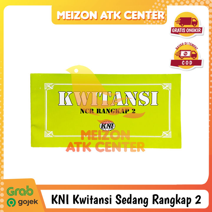 KNI BUKU KWITANSI Kuitansi Sedang Rangkap 2 NCR [1 PCS] | Lazada Indonesia