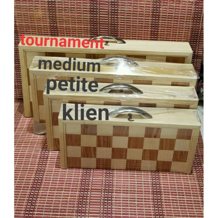 [New children's wear] Narra Wood Chess Board tournament size | Lazada ...