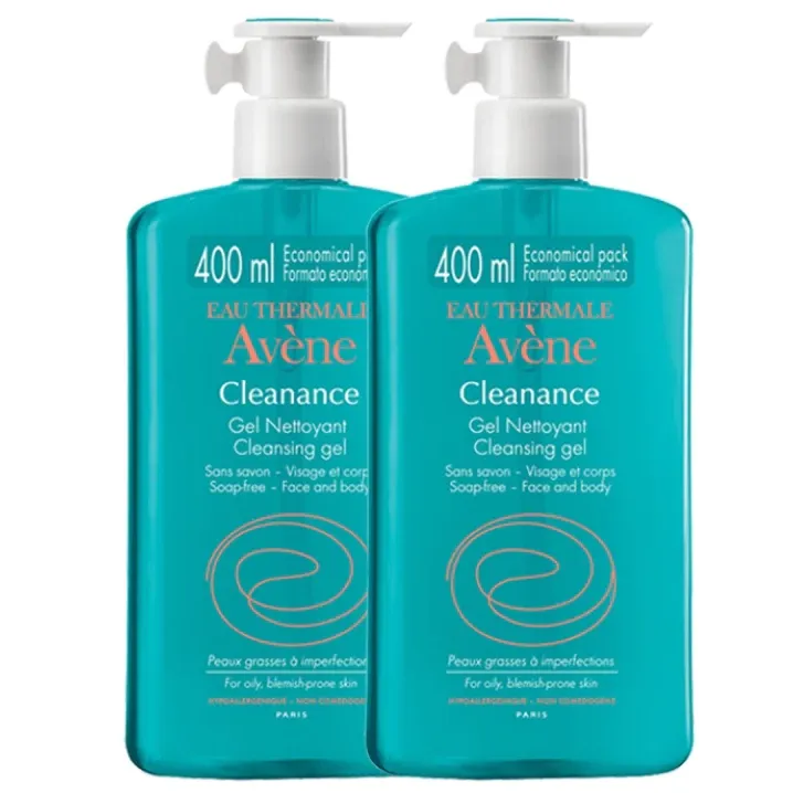 Avene Cleanance Low PH Cleanser Cleansing Gel 400ml Suitable for ...