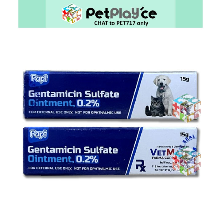 Papi Gentamicin Sulfate Ointment 15g Meds | Lazada PH