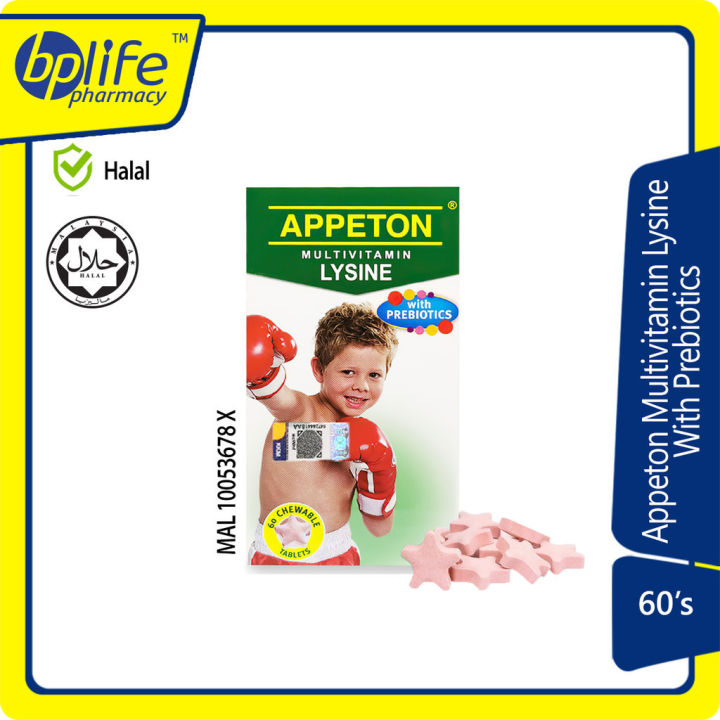 Appeton Multivitamin Lysine With Prebiotics 60s | Lazada