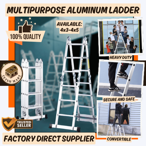 Multi Purpose Aluminum Ladder Multi Fold Ladder Convertible Ladder ...