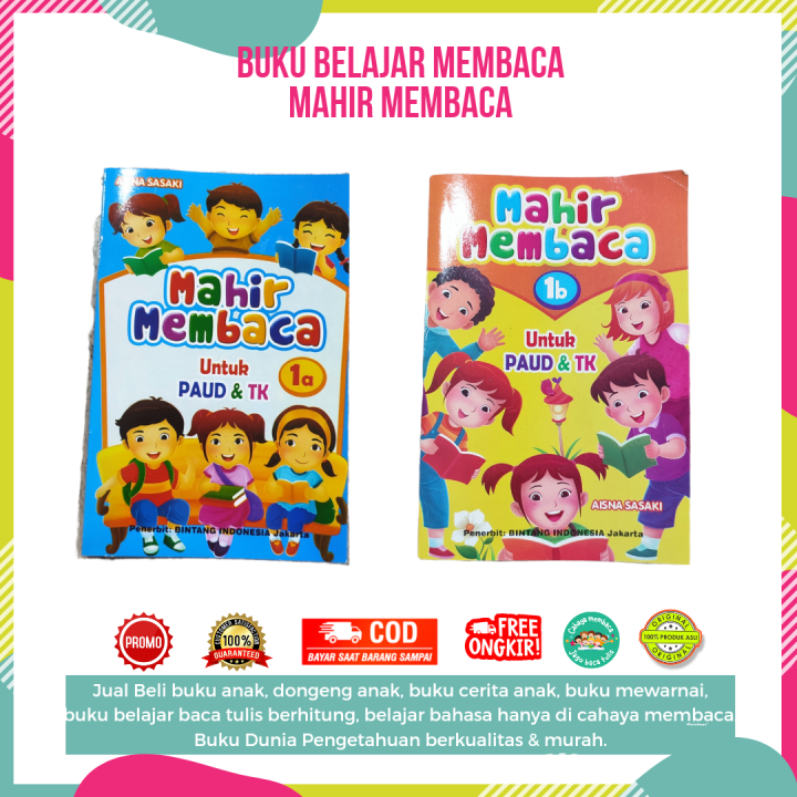 Buku Belajar Membaca Mahir Membaca untuk PAUD dan TK / cahaya membaca ...