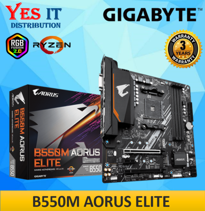 Gigabyte b550m Aorus elite/b550m Aorus elite ax AM4 mATX AMD chipset ...