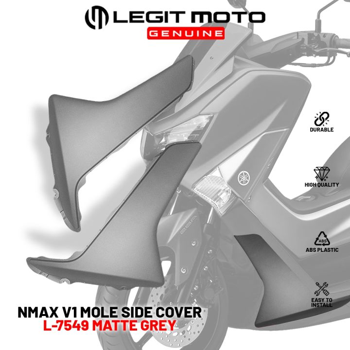 LEGITMOTO NMAX V1 MOLE SIDE COVER L-07552 MATTE / GLOSSY FINISH 1PAIR ...