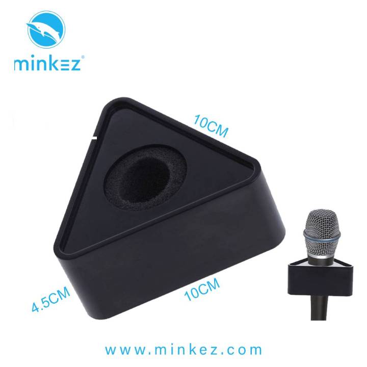 Minkez MIC FLAG TRIANGLE BOX Microphone Mic Flag Station for Interview ...