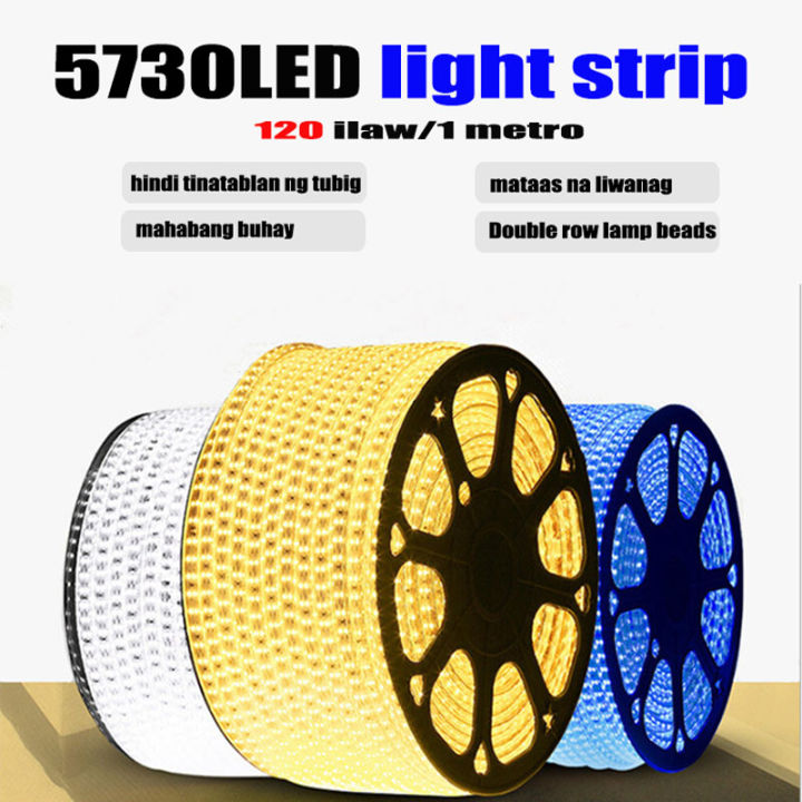 （Free gift）5730 Led strip lights for ceiling Living room Buy 1 take 1 Sale warm white/white/blue ...