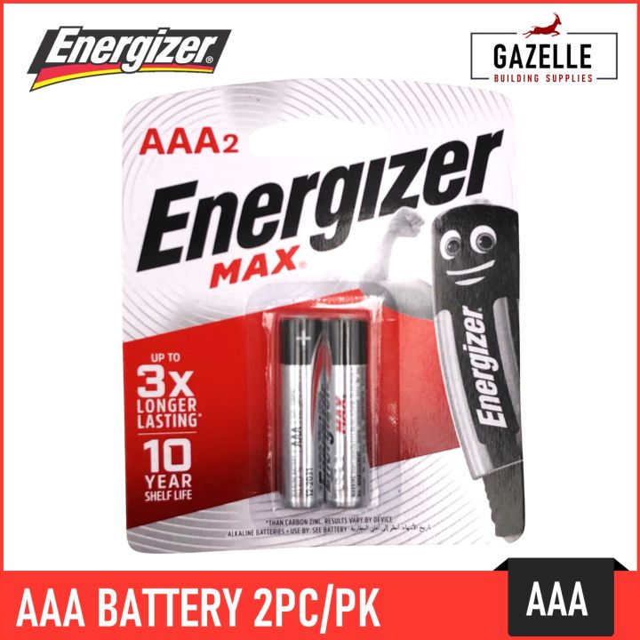 Energizer Max AAA Batteries - 2 Pc / 4pc per Pack | Lazada PH