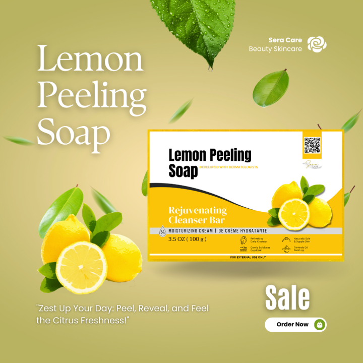 SERA Care Lemon Peeling Whitening Soap Bar Original by SERA Care Face ...