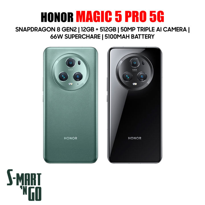 [ready Stock] Honor Magic 5 Pro [12gb Ram 512gb Rom Snapdragon 8