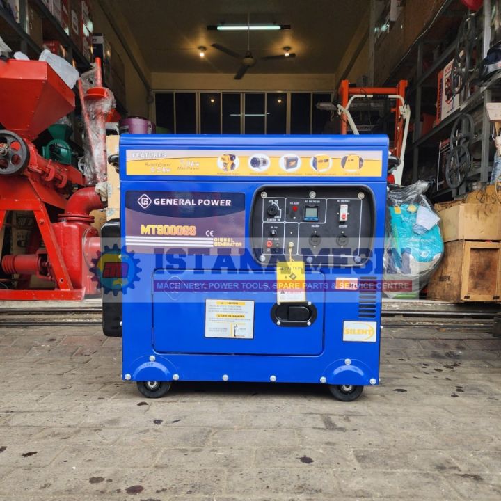 9KVA GENSET SOLAR 7000W GENSET DIESEL SILENT 7000W GENERAL MT9000GS ...