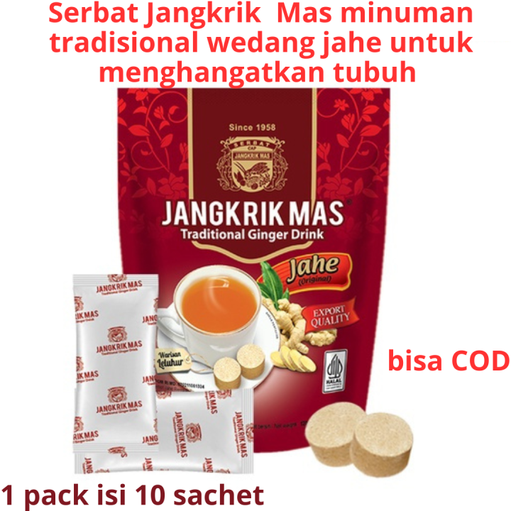 Serbat Jangkrik Mas minuman tradisional wedang jahe untuk menghangatkan ...