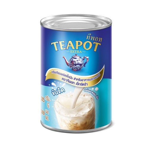 Teapot Extra ครีมเทียมพร่องไขมัน ทีพอท เอ็กซ์ตร้า ขนาด 385G | Lazada.co.th