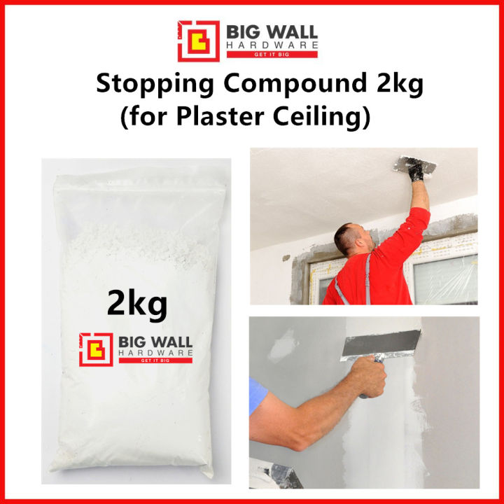 ASG 2kg Stopping Compound ( Plaster Ceiling ) Big Wall Hardware | Lazada