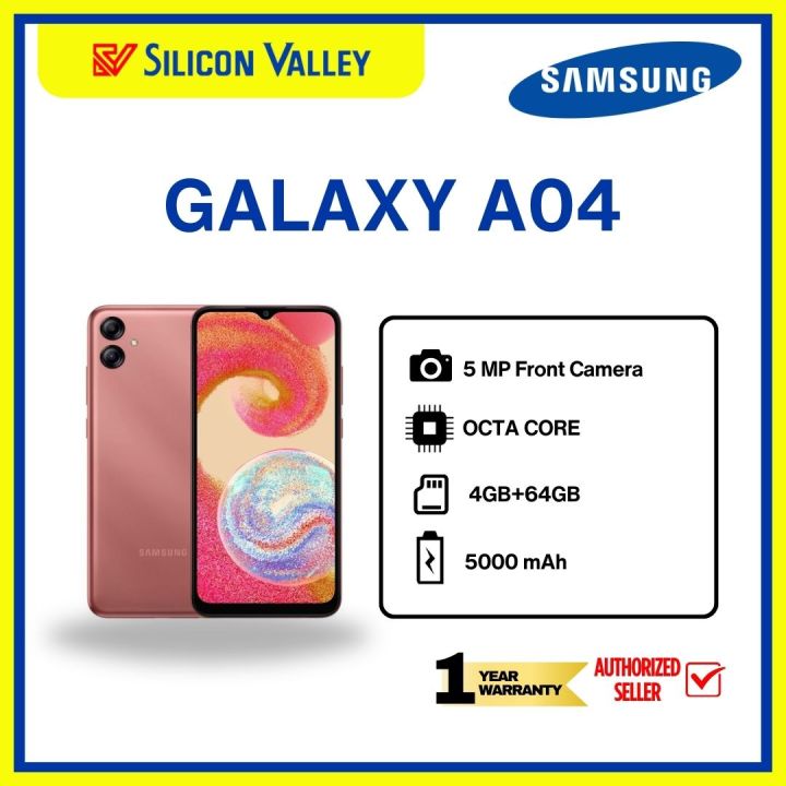 SAMSUNG Galaxy A04 Free Smart SIM CARD+ Load 15 Until Supplies Last | 6 ...